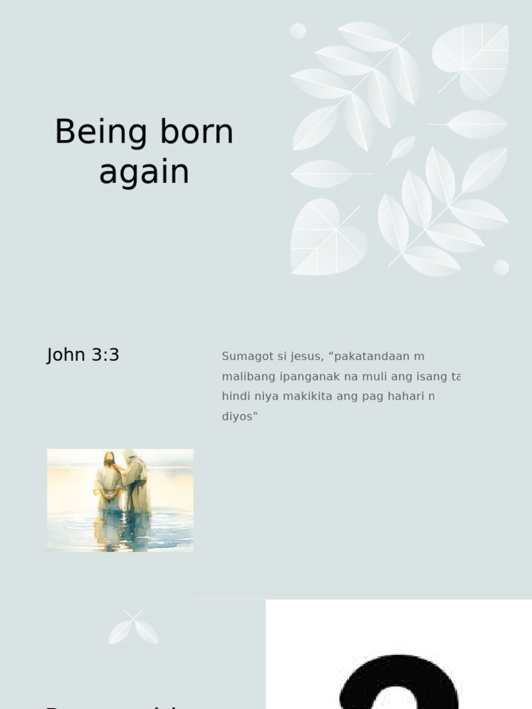 Being Born Again | PDF