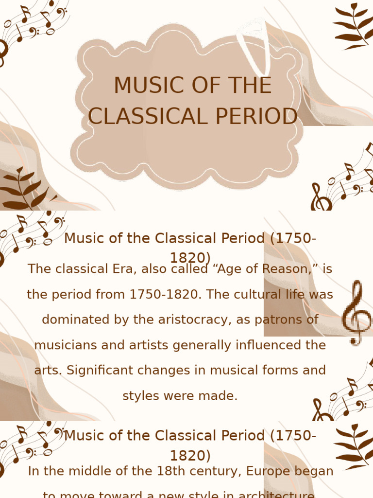 Music of The Classical Period-V2 | PDF
