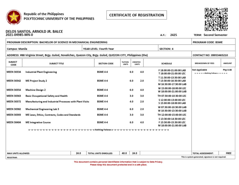 Registration Certificate | PDF