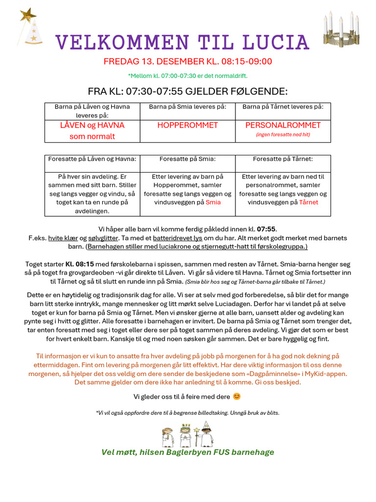 Velkommen Til Lucia 2024 PDF | PDF