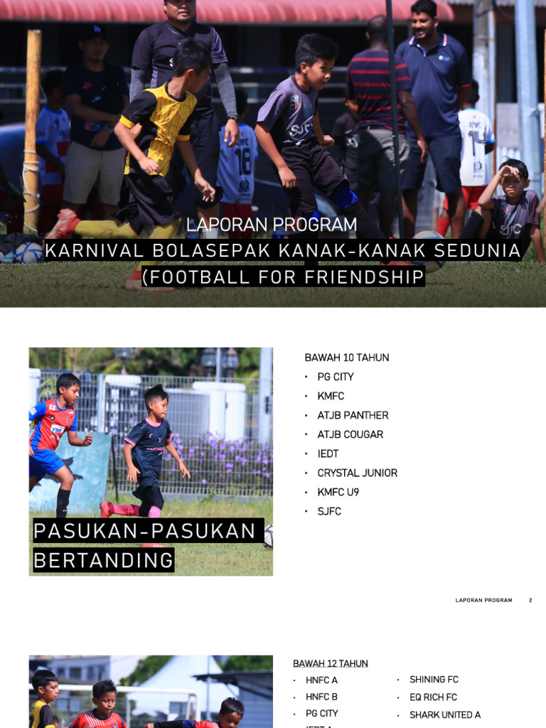 Laporan Karnival Bolasepak Kanak-Kanak Sedunia | PDF