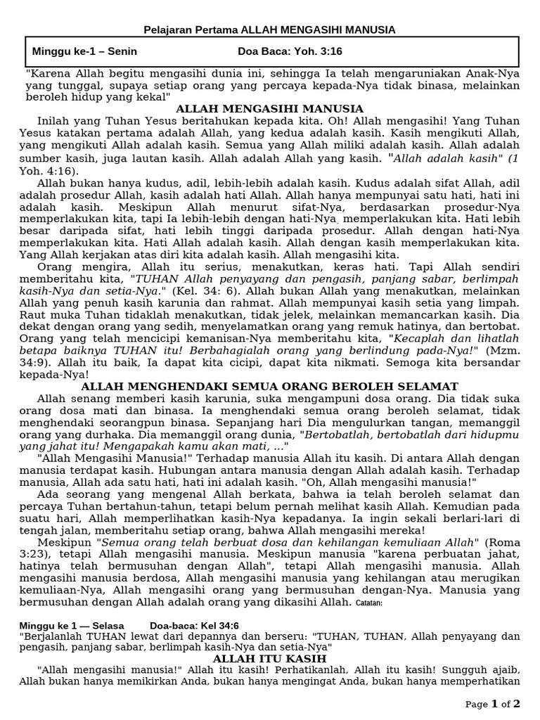 Bahan Komsel 12 Maret 2025 | PDF