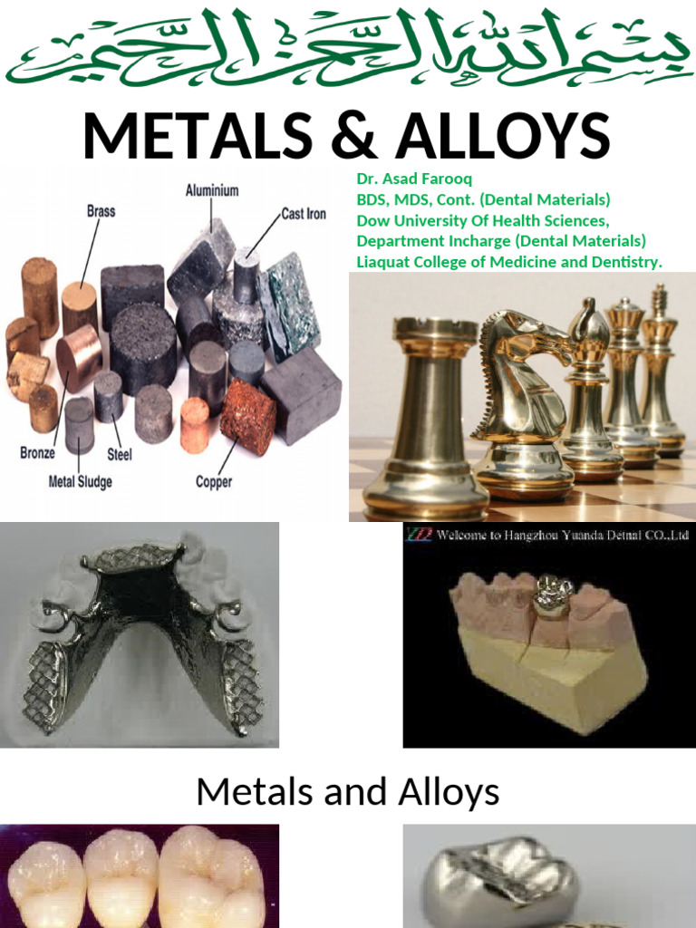 Ch6 Metal & Alloys | PDF | Alloy | Metals