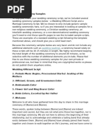 Wedding Ceremony Script | PDF