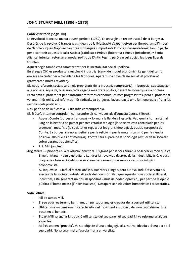 John Stuart Mill | PDF
