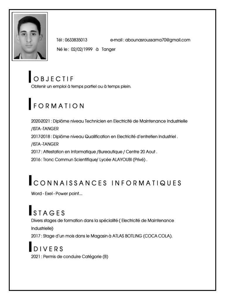 CV Abou Nasr Oussama (1) | PDF