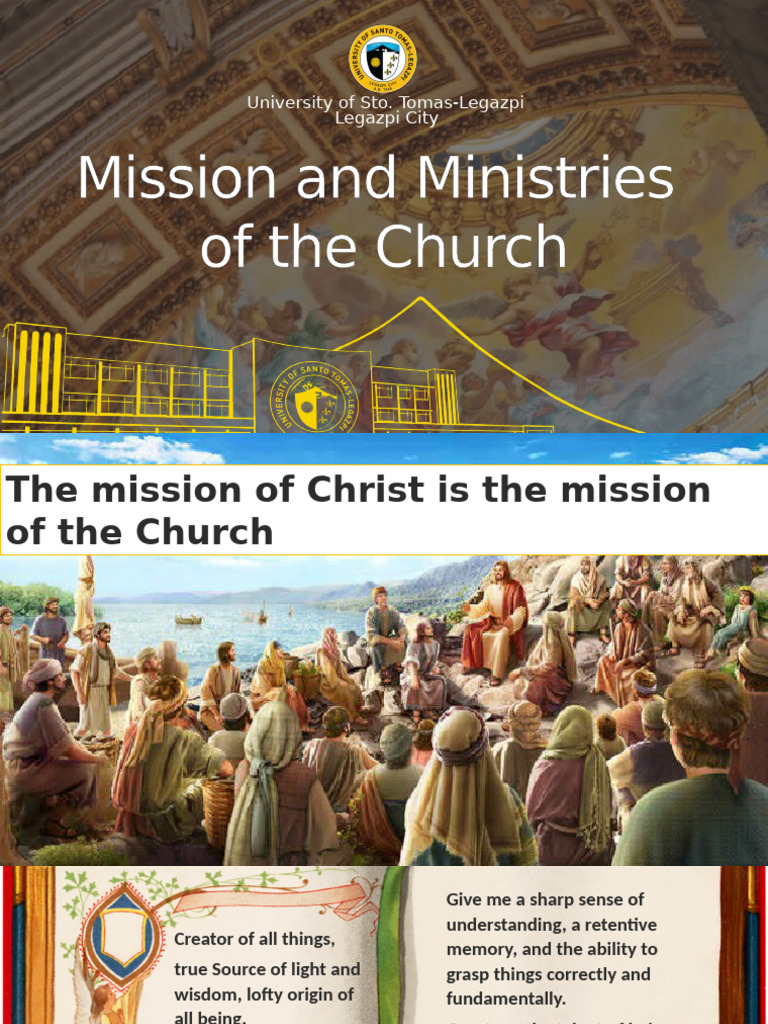 The Mission and Ministries of The Church | PDF | Laity | Catholic Church