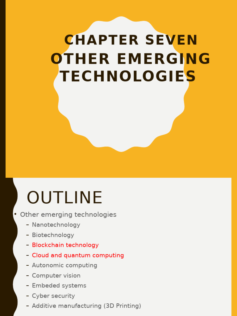 Chapter 7- Other Emerging Technologies_for Extension | PDF | Nanotechnology | Biotechnology