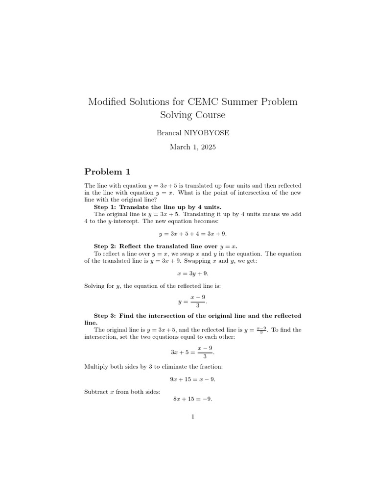 Correction of Assignment 1 | PDF | Mathematical Concepts | Elementary Mathematics