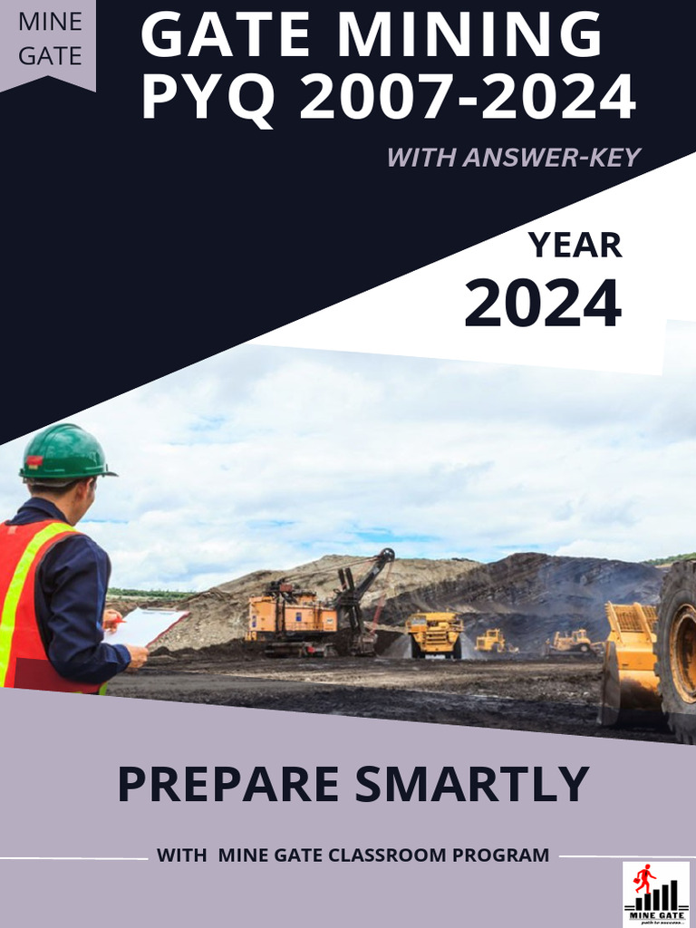 GATE Mining - PYQ 2007-2024 | PDF | Fault (Geology) | Mining