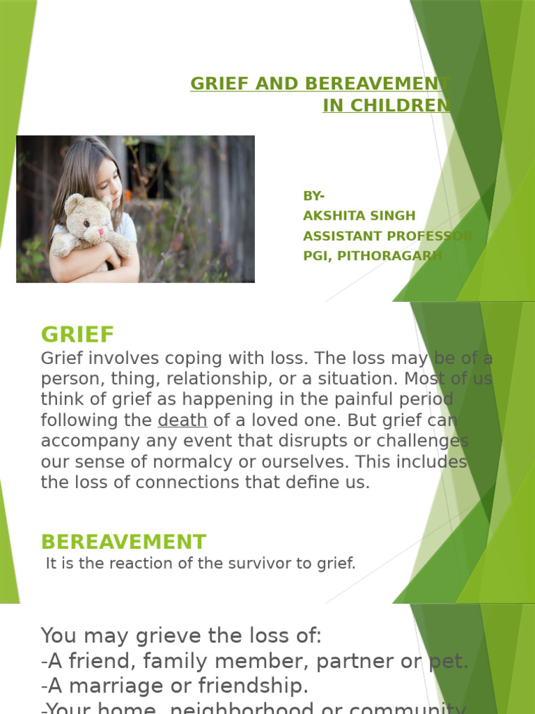Understanding Grief in Children | PDF | Grief | Anxiety