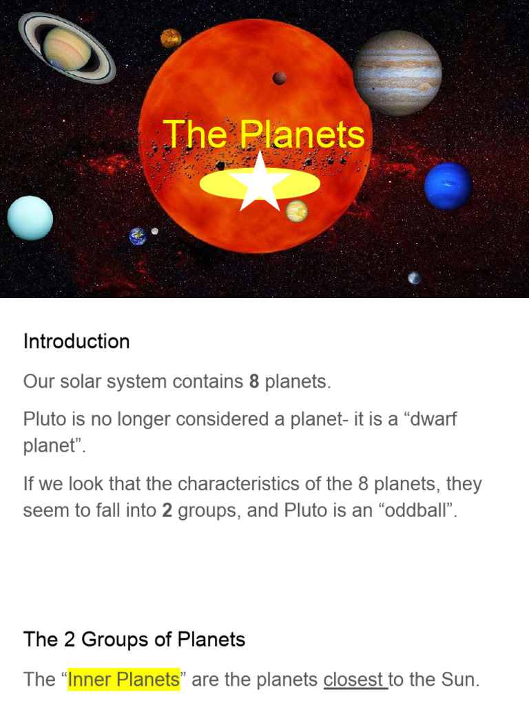 The Planets Notes 2021 | PDF | Planets | Solar System