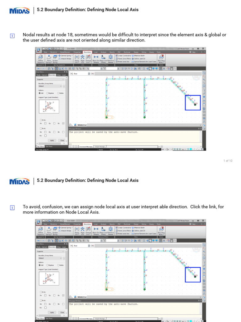 Defining Node Local Axis for Clarity | PDF