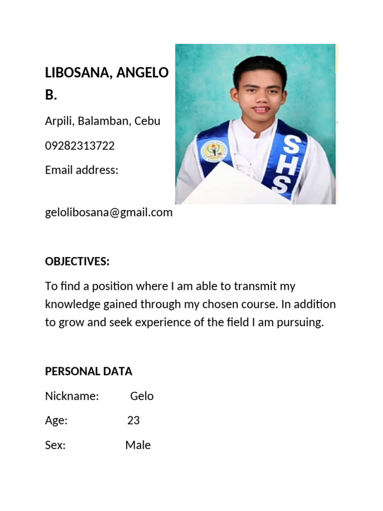 Resume Angelo | PDF
