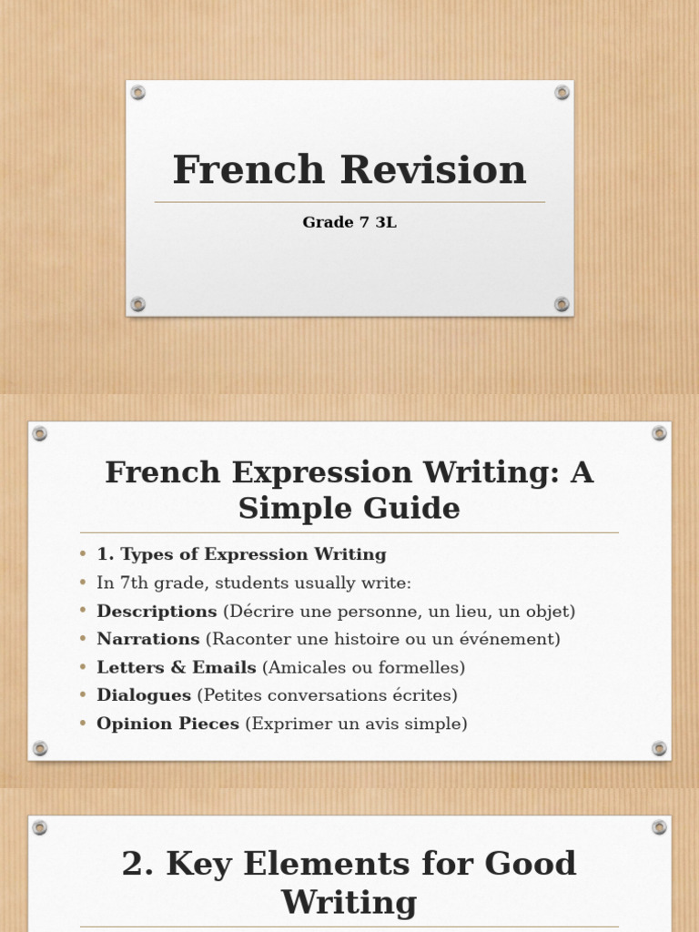 Guide de l'écriture en français 7e année | PDF | Nombre grammatical | Verbe