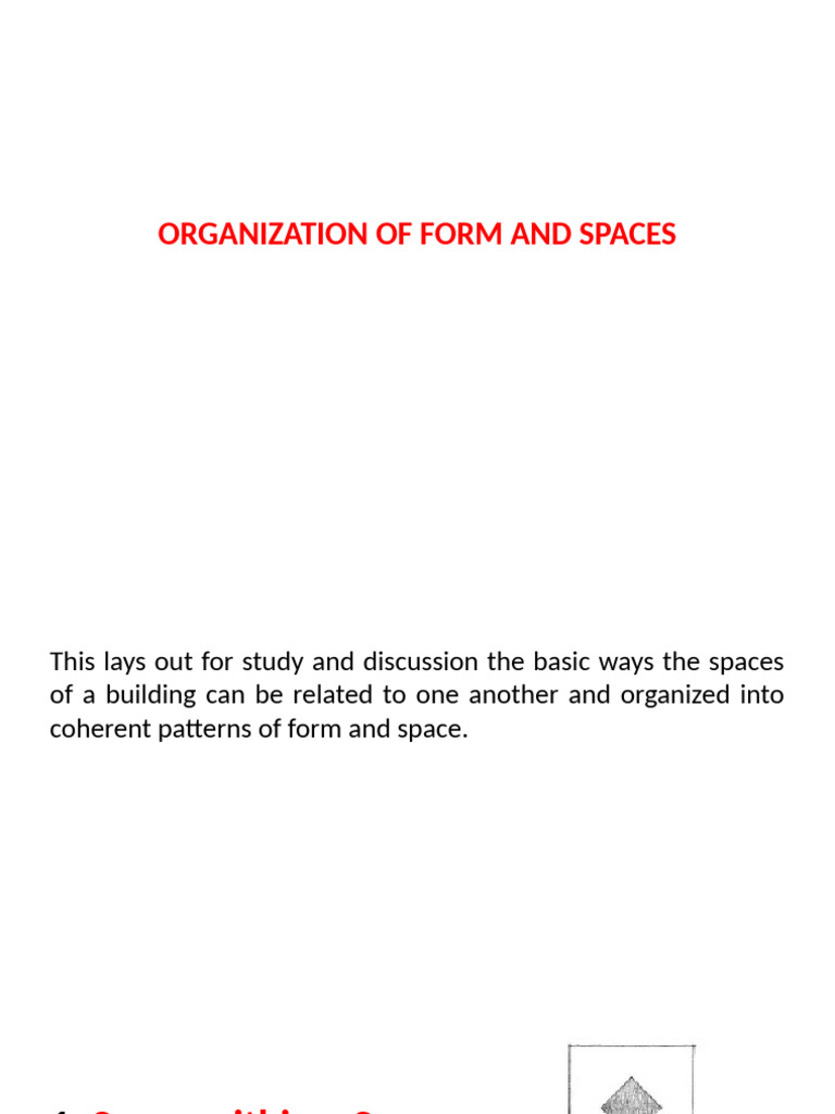 Spatial Organization in Architecture | PDF | Space | Continuous Function