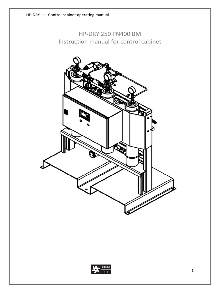 HP-Dry 250 PN400 BM Control Manual | PDF | Manufactured Goods