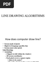 Bresenham Line Drawing Algorithm | PDF | Algorithms | Algorithms And Data Structures