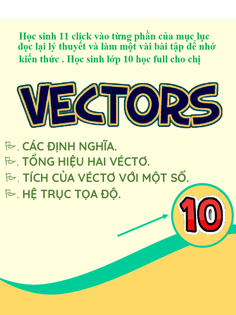 Chuyen de Vecto Le Minh Tam | PDF