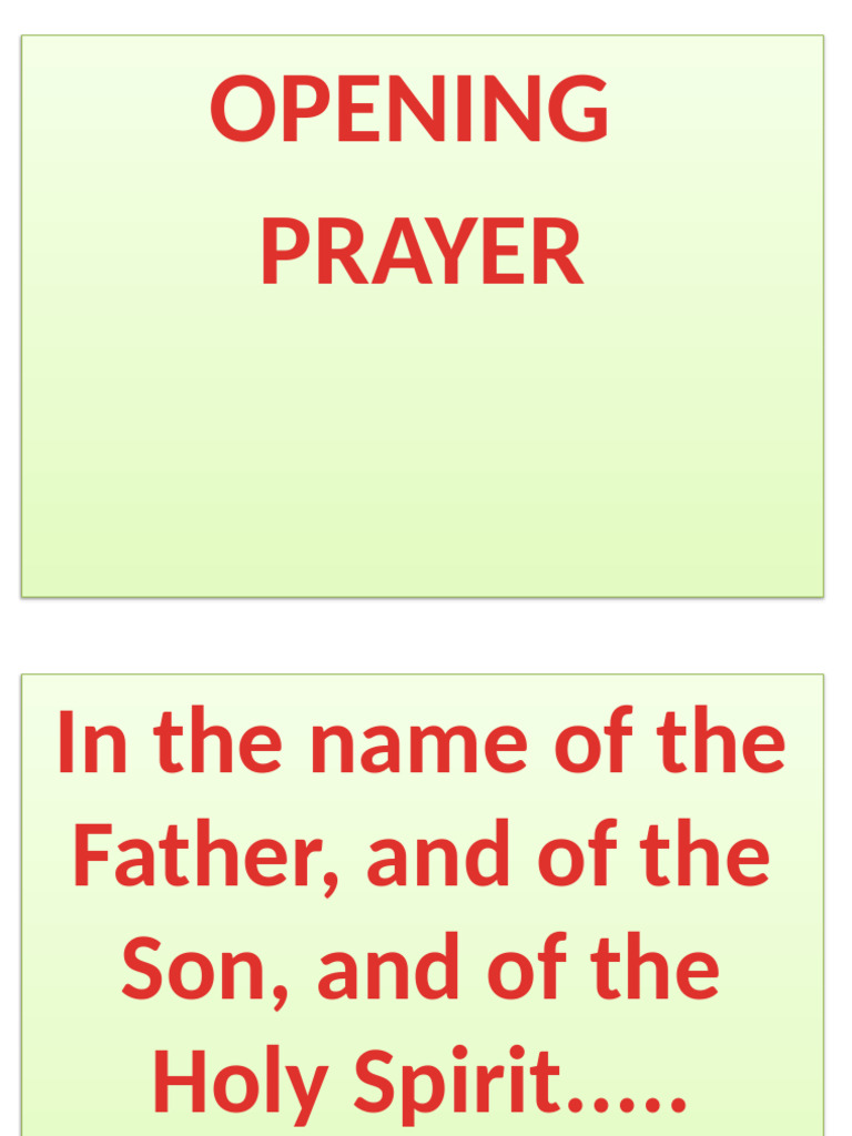 Opening Prayer Foar Audit 2024 | PDF