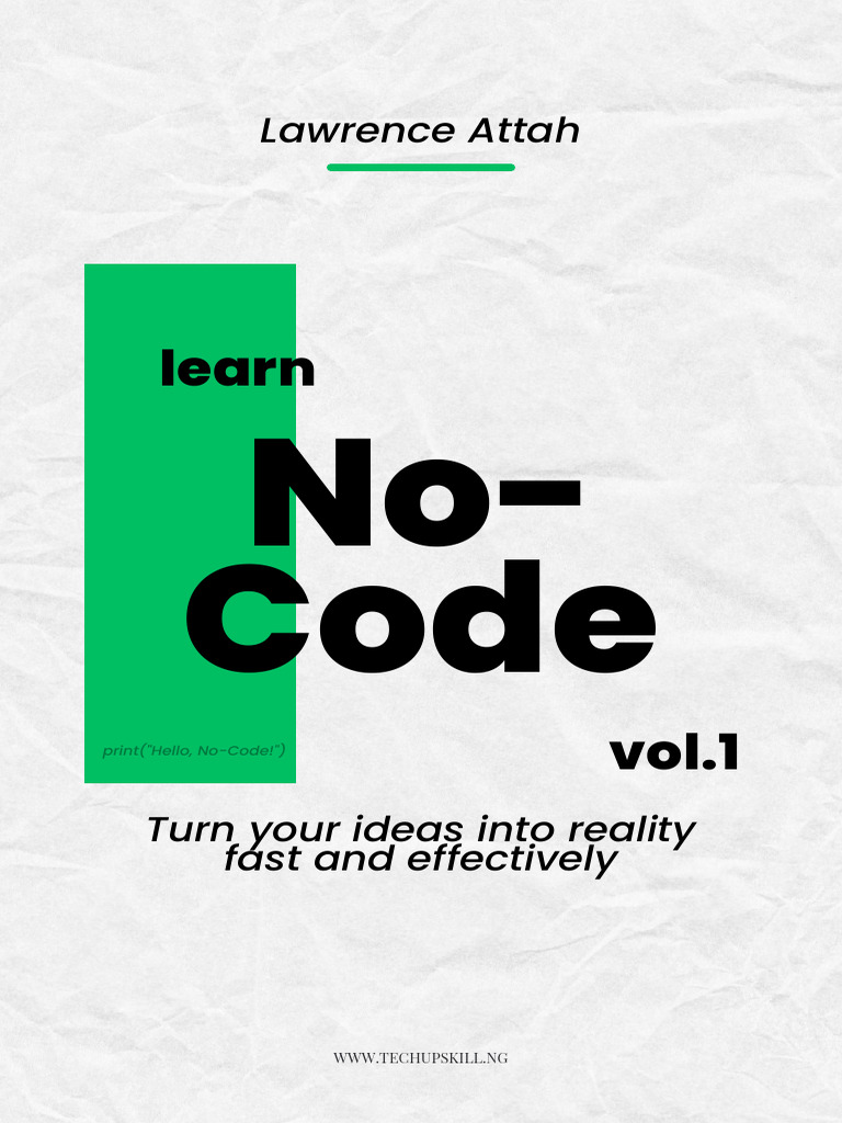 Learn No-Code - vol 1 | PDF | Programming Language | Mobile App
