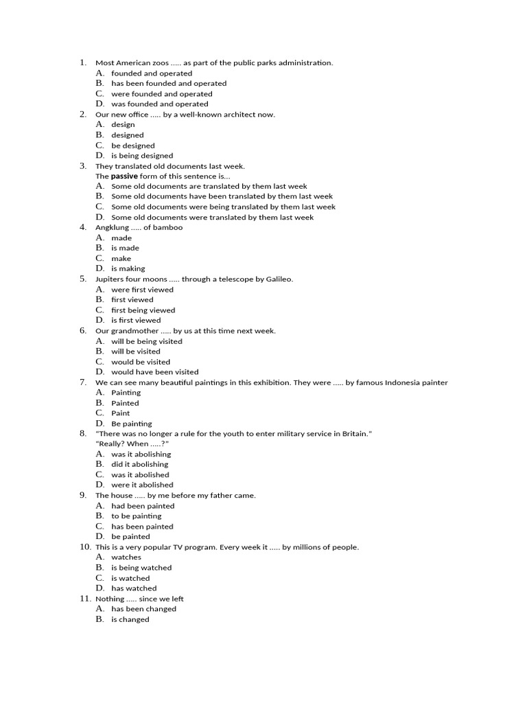 English Exercise | PDF