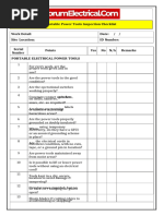 Hand and Power Tools Checklist | PDF | Personal Protective Equipment ...
