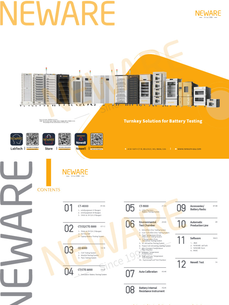 Neware Catalog 20231221-V1.1 | PDF