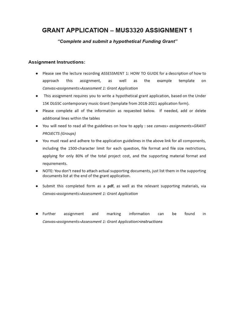 GRANT APPLICATION (Cameron, William and Cecelia) | PDF | Mass Media