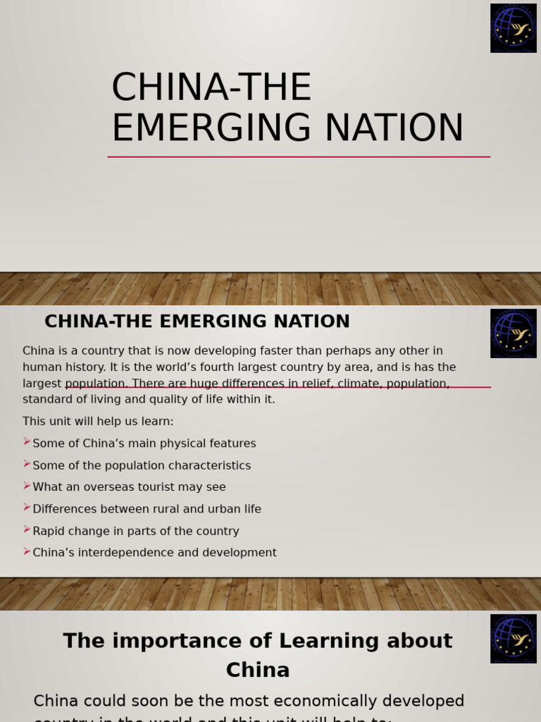 China-The Emerging Nation | PDF | River | Shenzhen