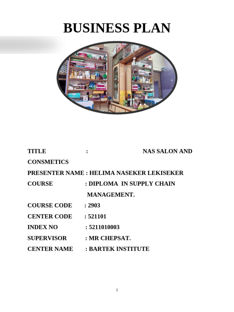 NAS Salon and Cosmetics Business Plan | PDF | Employment | Banks