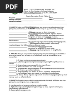 Panlapi Worksheets | PDF