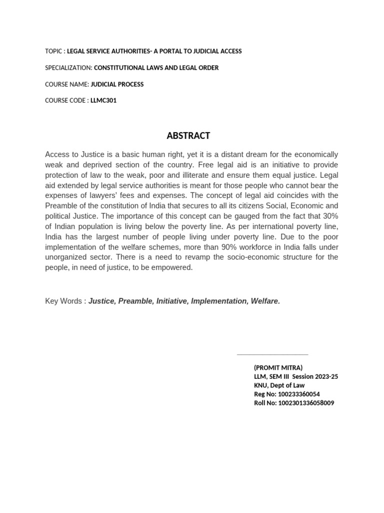 Abstract Judicial Process | PDF