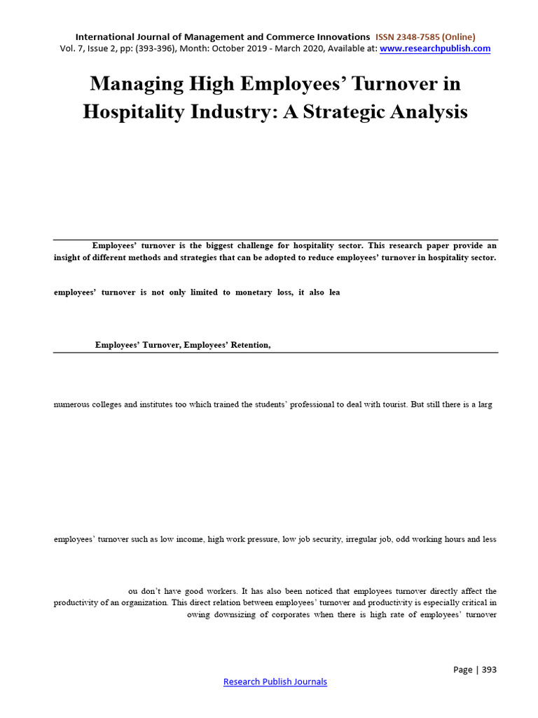 Managing High Employees-8192 | PDF | Employee Retention | Turnover ...