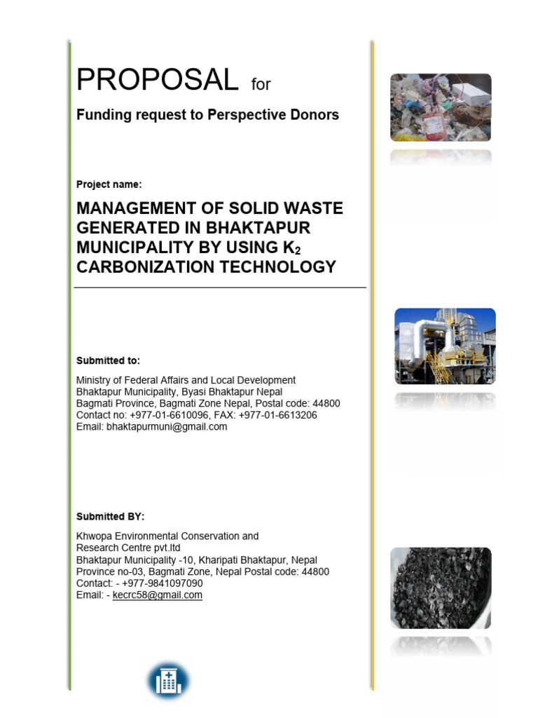 Solid Waste Management Proposal in Bhaktapur | PDF