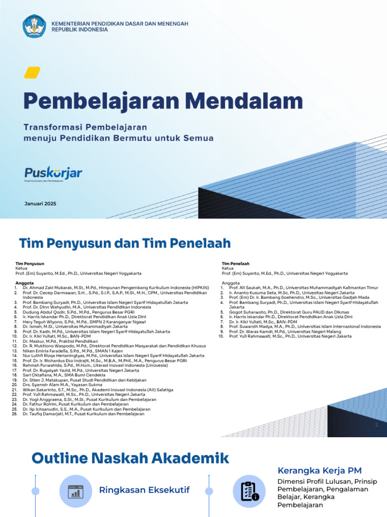 Paparan Pembelajaran Mendalam | PDF