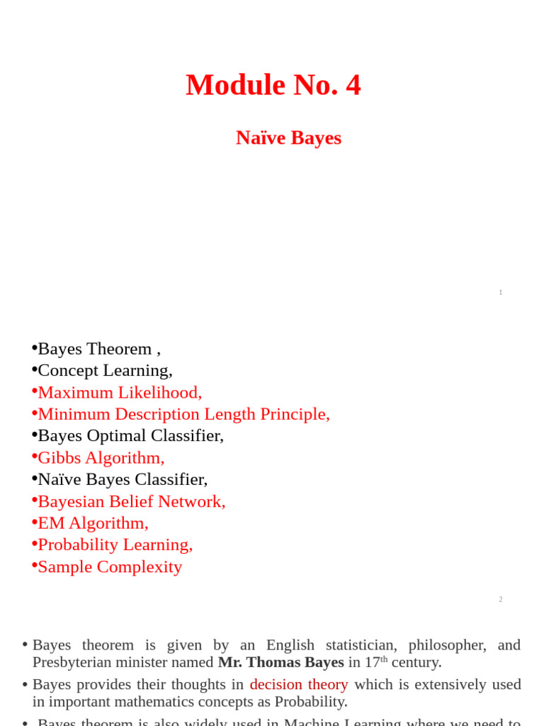 Naive Bayes | PDF | Statistical Classification | Applied Mathematics