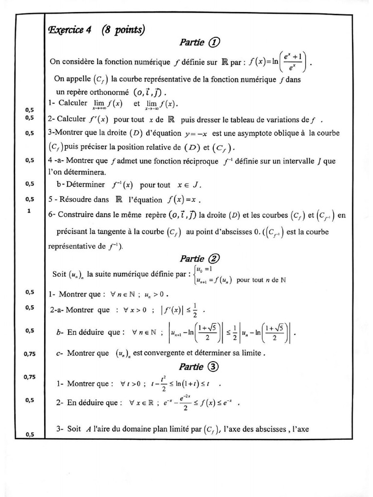 Problème Analyse + Correction | PDF