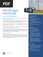 Micom P342, P343, P344: Generator Protection Relays | PDF | Relay ...