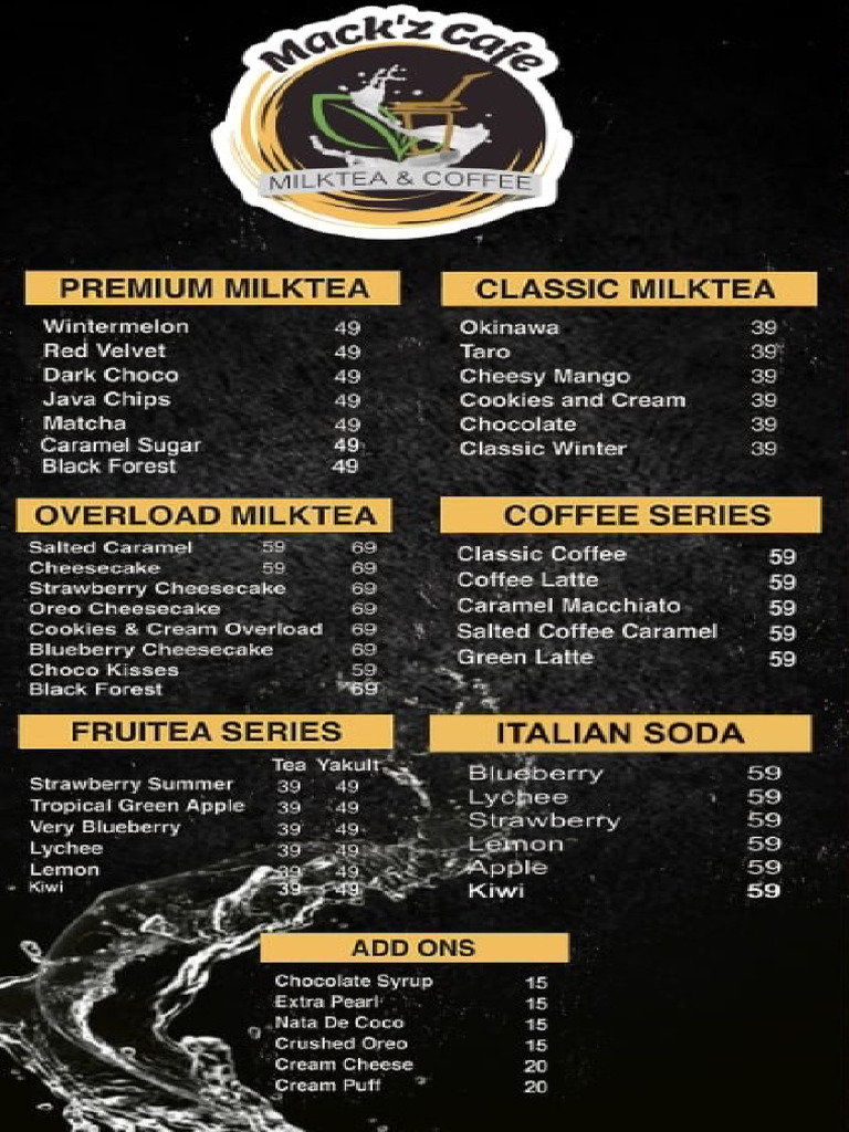 Mack's Cafe | PDF