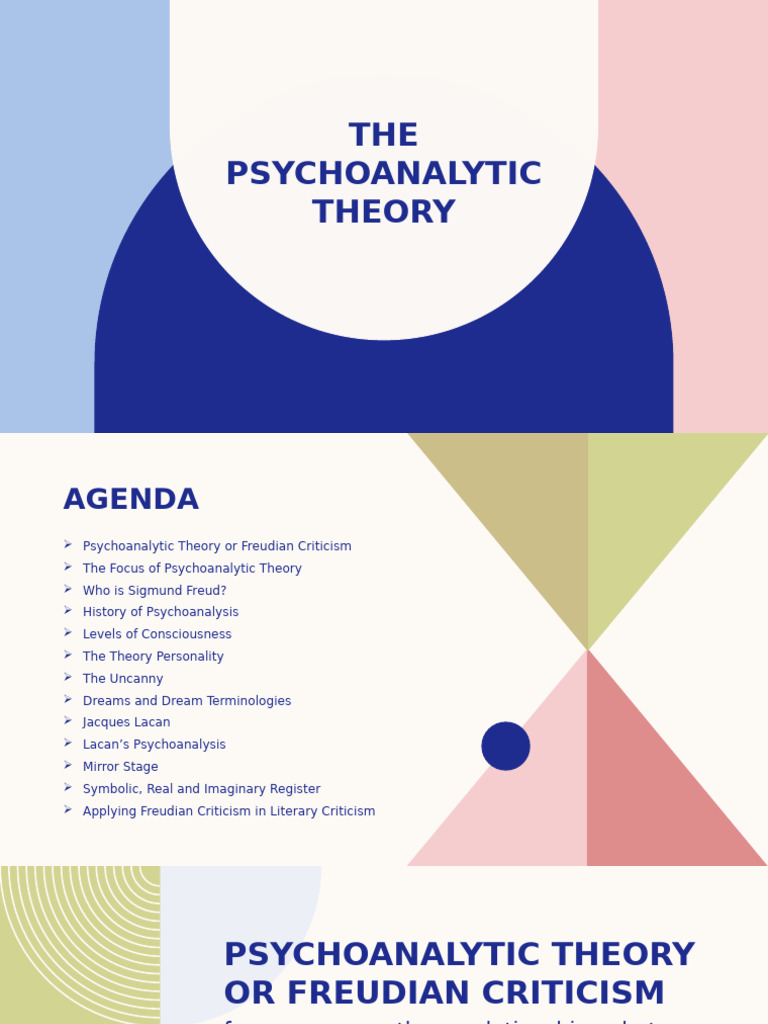 The Psychoanalytic Theory | PDF | Psychoanalysis | Unconscious Mind