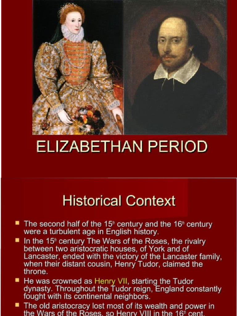 Elizabethan Age | PDF