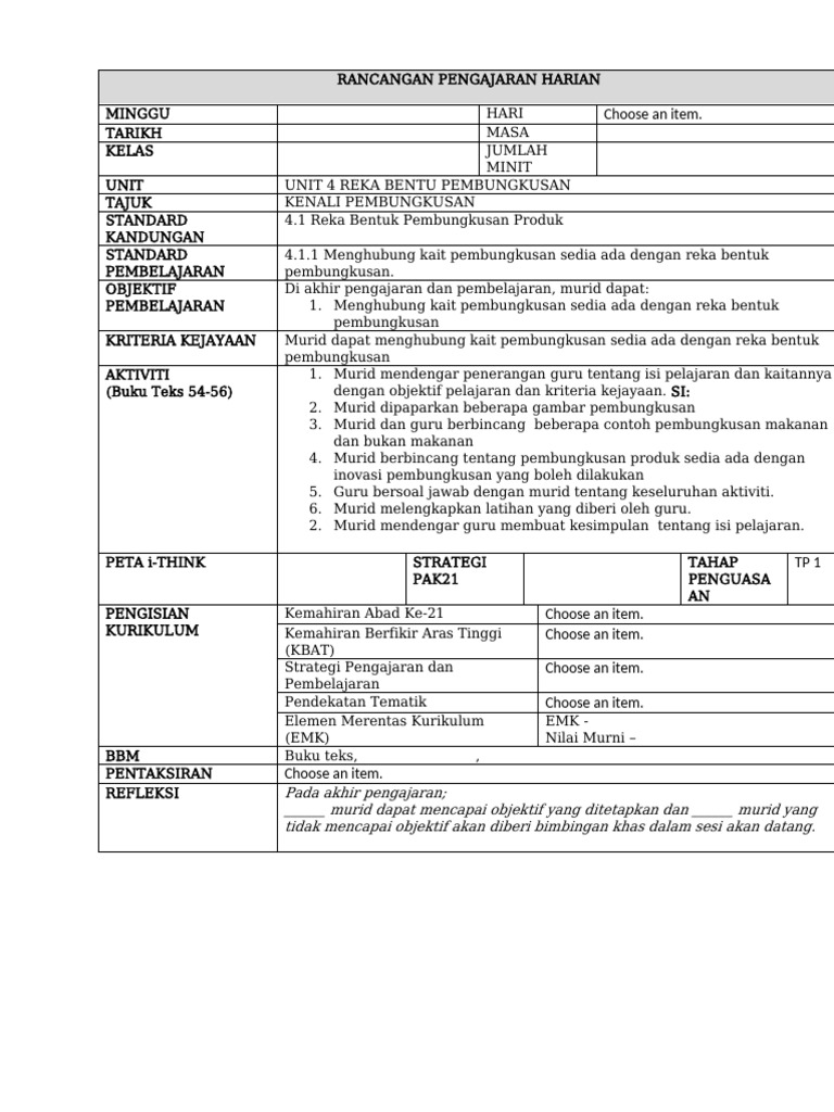 Unit 4 Reka Bentuk Pembungkusan | PDF