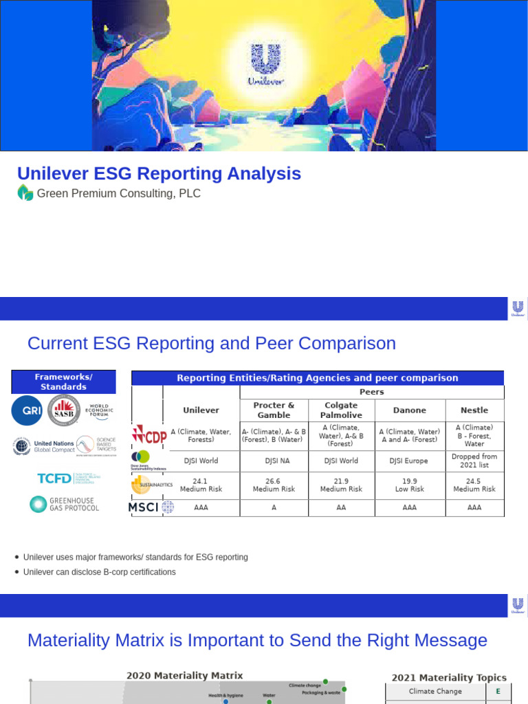 Unilever ESG Reporting Insights 2024 | PDF | Supply Chain | Sustainability