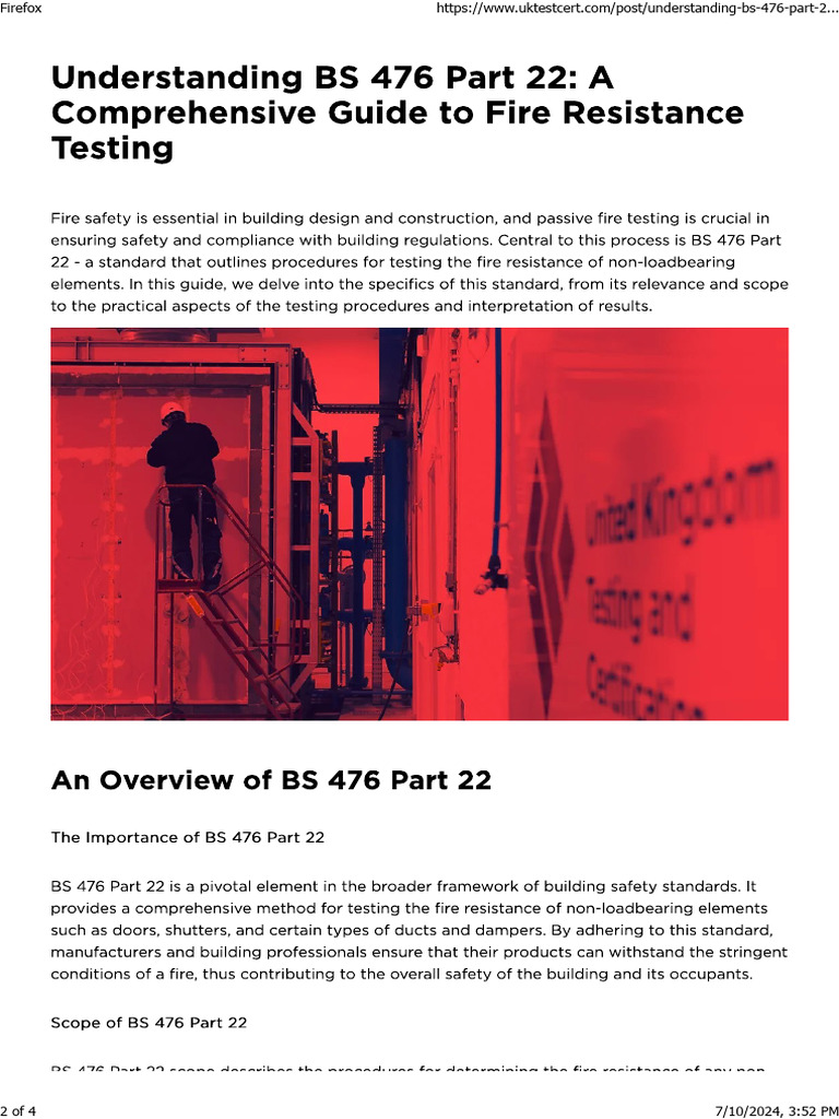 BS476 Part 22 | PDF