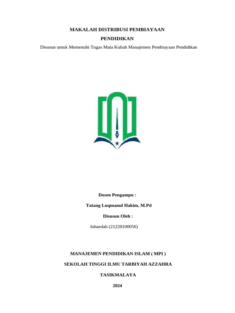 Distribusi Pem Jubaedah | PDF