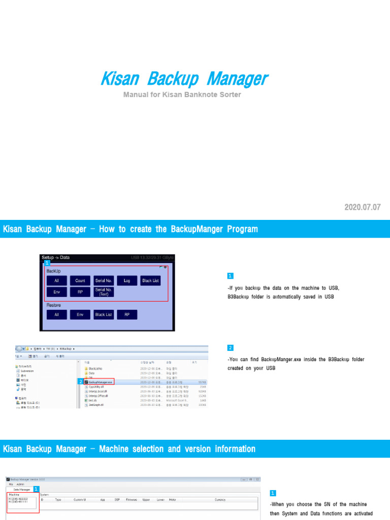 Manual Bakcup Manager | PDF | Backup | Computer File