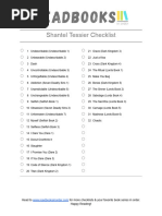 Stephen King Books Printable Checklist | PDF | Stephen King