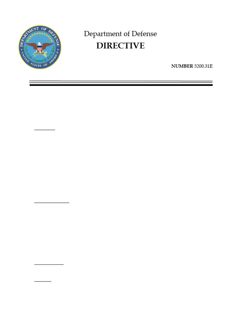 DoD Military Working Dog Program Directive | PDF | United States ...
