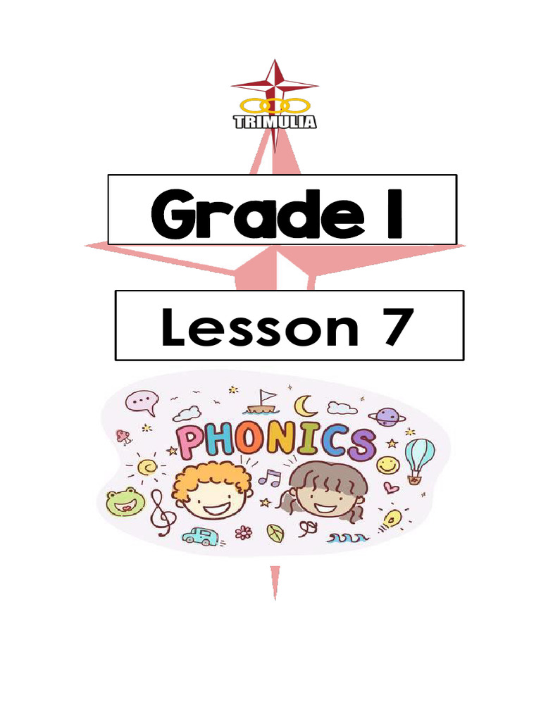 phonics lesson 7 | PDF